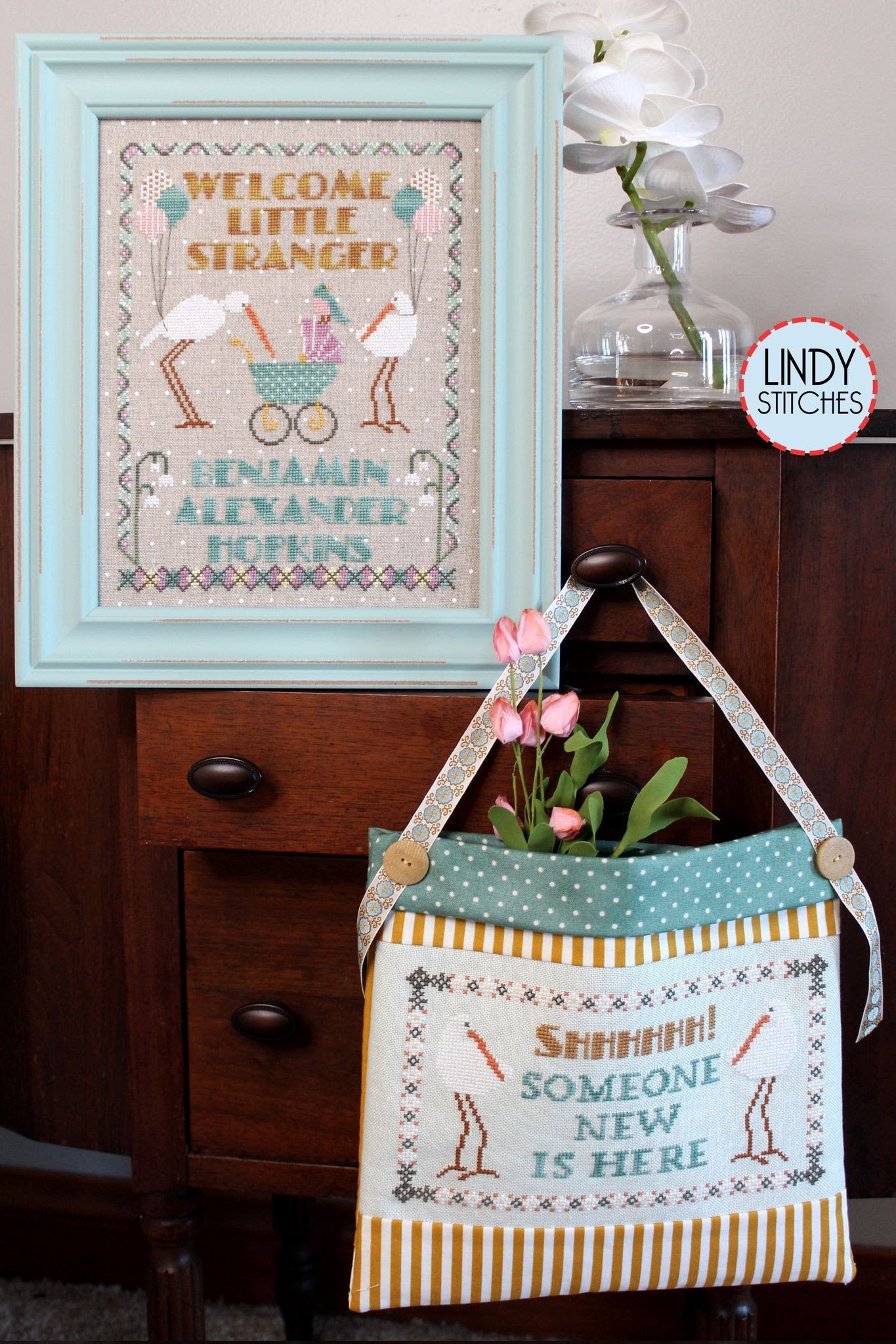 Little Stranger Birth Sampler Set - Lindy Stitches | Stitch New England