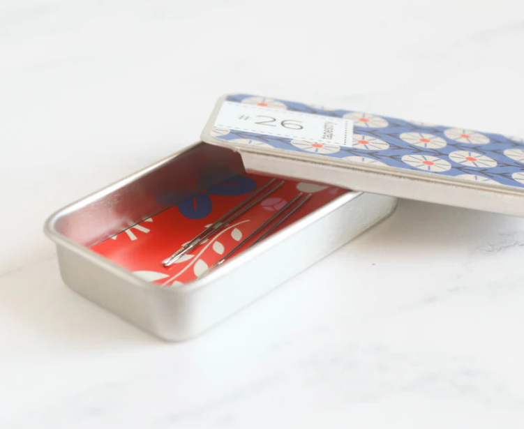 Magnetic Slide-Top Needle Tin With Needles - Stitched Modern | Stitch ...
