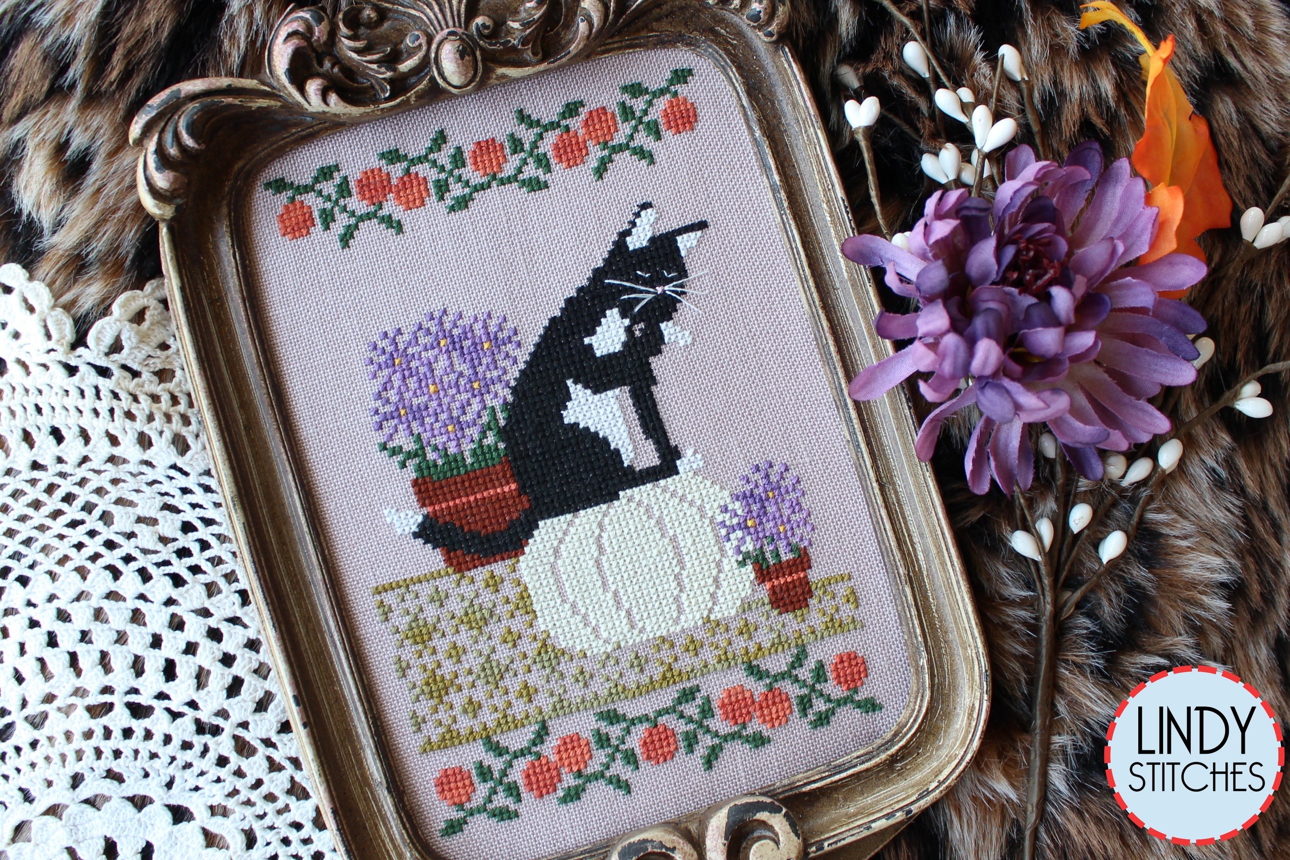 Bathing in the Asters - Lindy Stitches *Expo Release* | Stitch New England